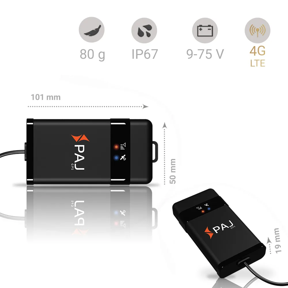 VEHICLE Finder 4G 2.0 GPS tracker for Motorcyles | PAJ GPS